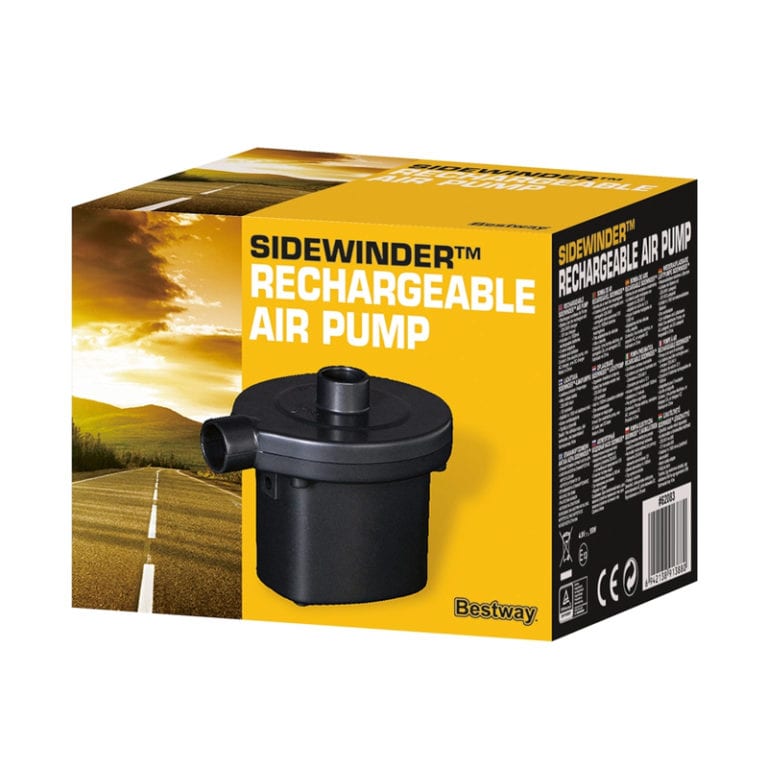 BESTWAY 4.8V Rechargeable Side Winder Air Pump | Outdoor Fun