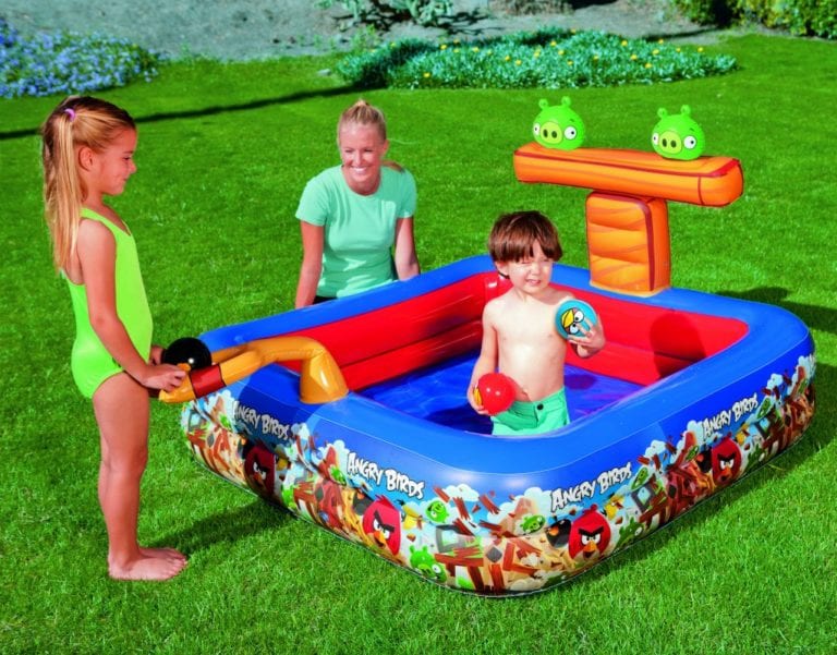 Inflatable Interactive Angry Birds Play Pool | Outdoor Fun