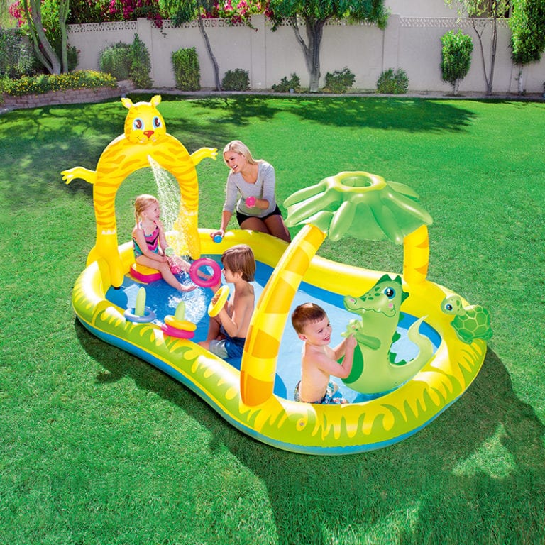 BESTWAY Inflatable Jungle Safari Play Pool | Outdoor Fun