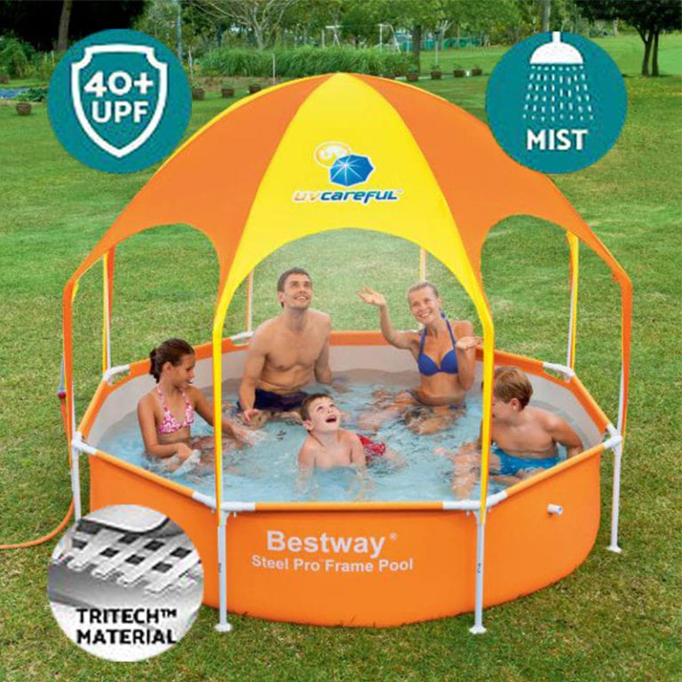 Splash-in-Shade Family Play Pool | Outdoor Fun