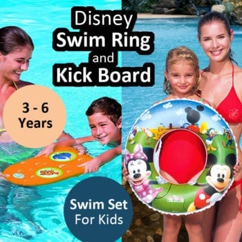 Bestway Disney Swim Ring and Kick Board Set | Outdoor Fun