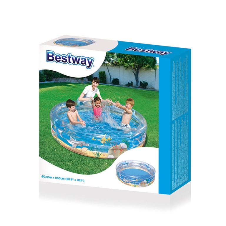 Sea Life Inflatable Play Pool | Outdoor Fun